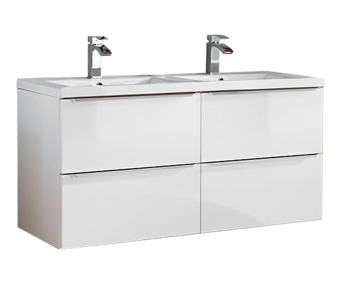 Einfachgutemoebel Waschtisch Set Bad Doppel Waschplatz Capri 120cm