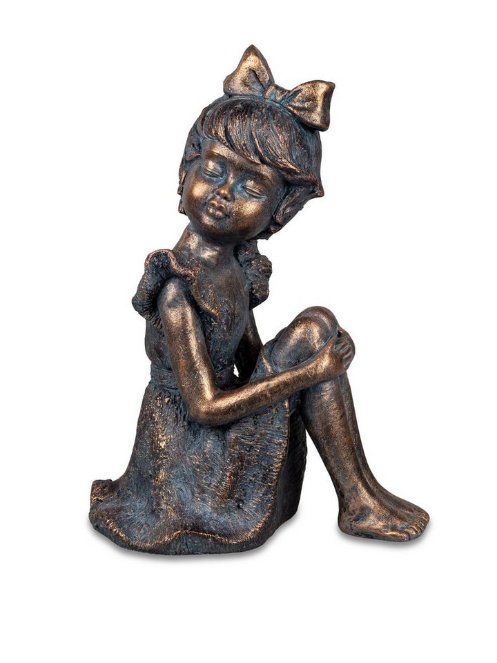 Formano Dekofigur Formano Deko Figur Mädchen Sitzend 44 Cm