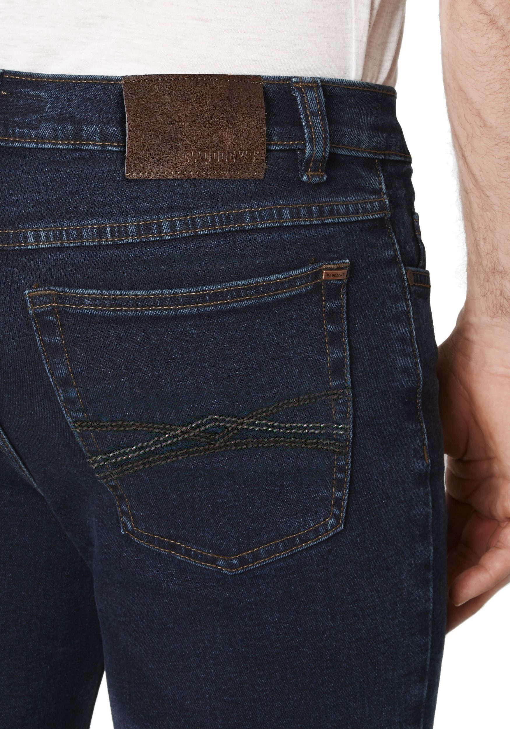 Paddock's 5-Pocket-Jeans RANGER robuster Denim Klassiker mit Stretch