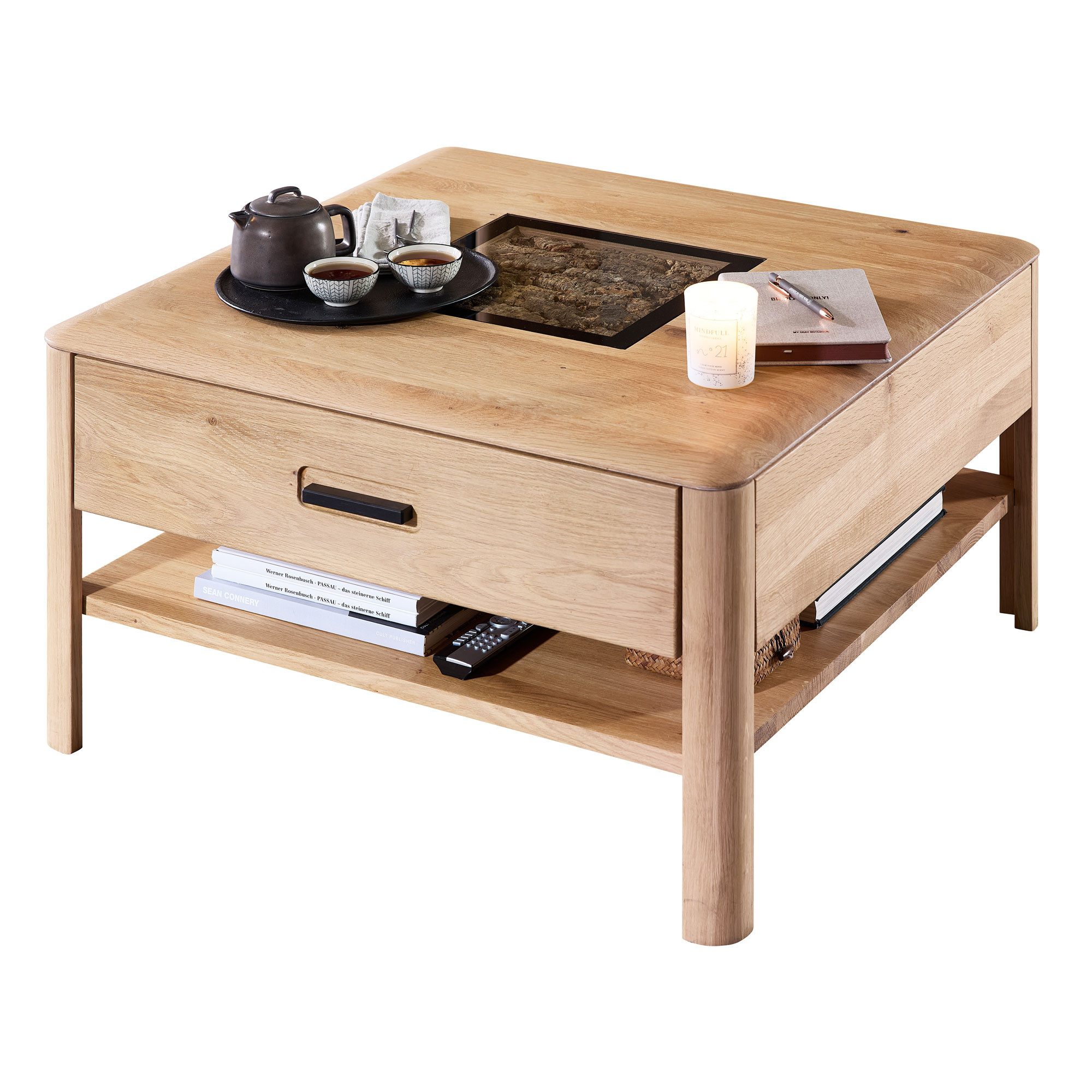 Expendio Couchtisch Morena 13 Front Und Korpus Wildeiche Massiv