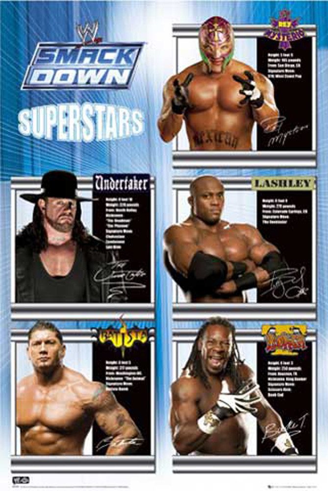 Poster Wrestling - Poster - WWE- Smackdown Superstars