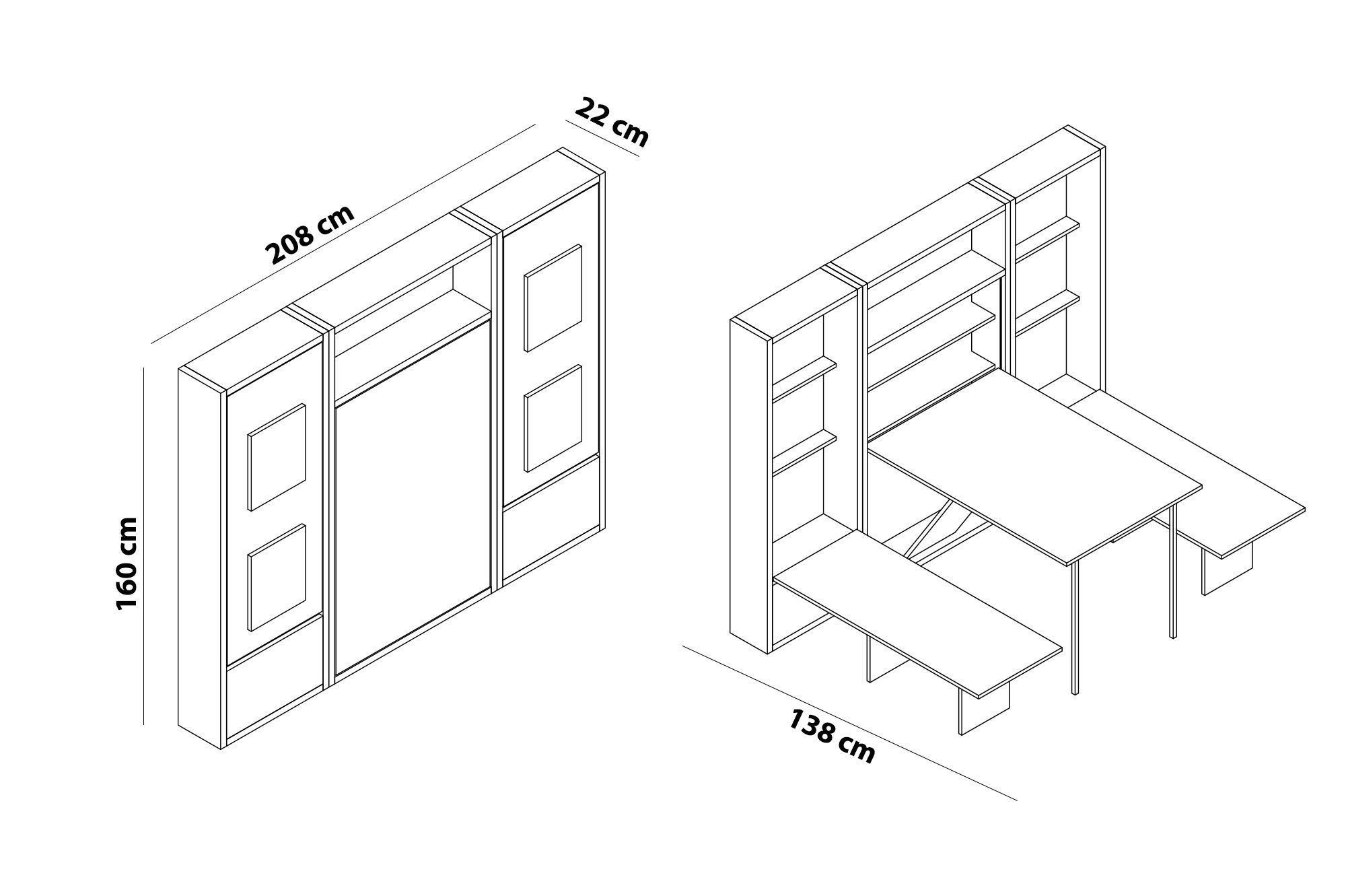 Multimo Klapptisch Multimo Secret table, Klapptisch mit 2 Bänken ...