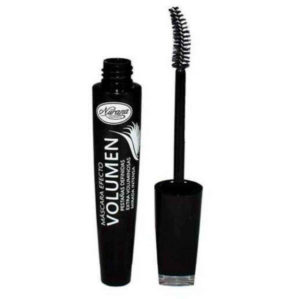 NURANA Mascara Nurana Mascara Pestañas Efecto Volumen 10ml, Mascara