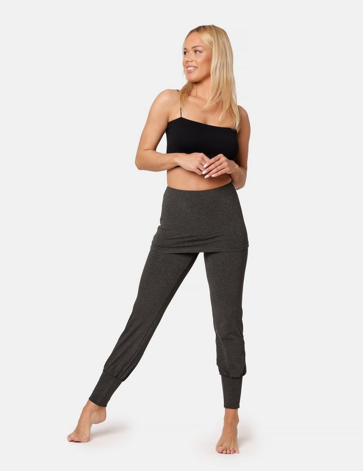 Bellivalini Leggings Damen Yogahose Mit Rock Lang Trainingshose Blv50