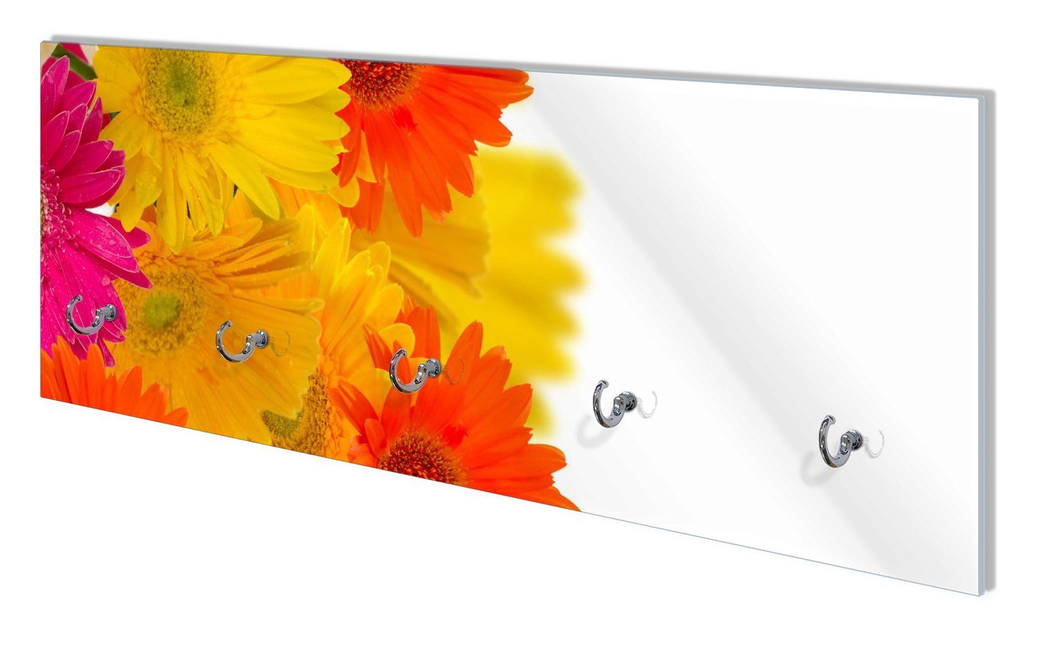 Wallario Wandgarderobe Bunte Gerberas Pinke Gelbe Rote Und Weiße