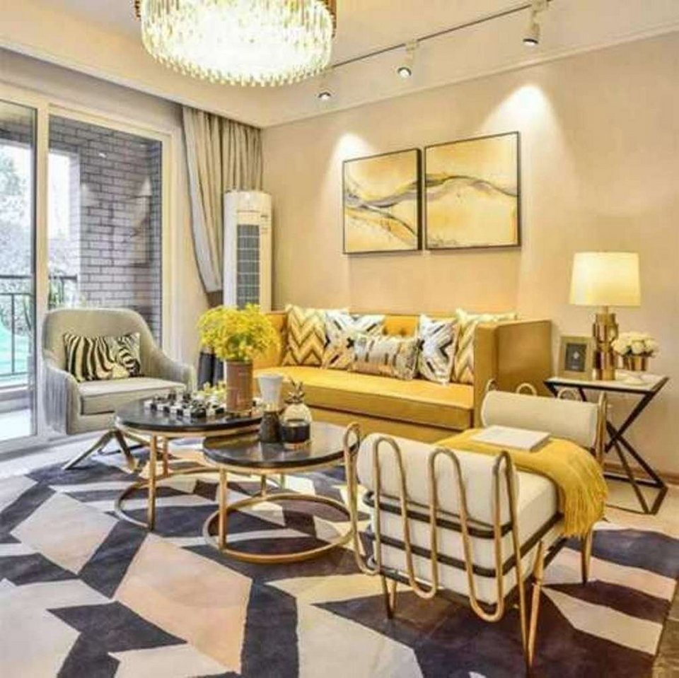 Jvmoebel Wohnzimmer Set Design Sofa Möbel Wohn Zimmer Set Couch Sitz