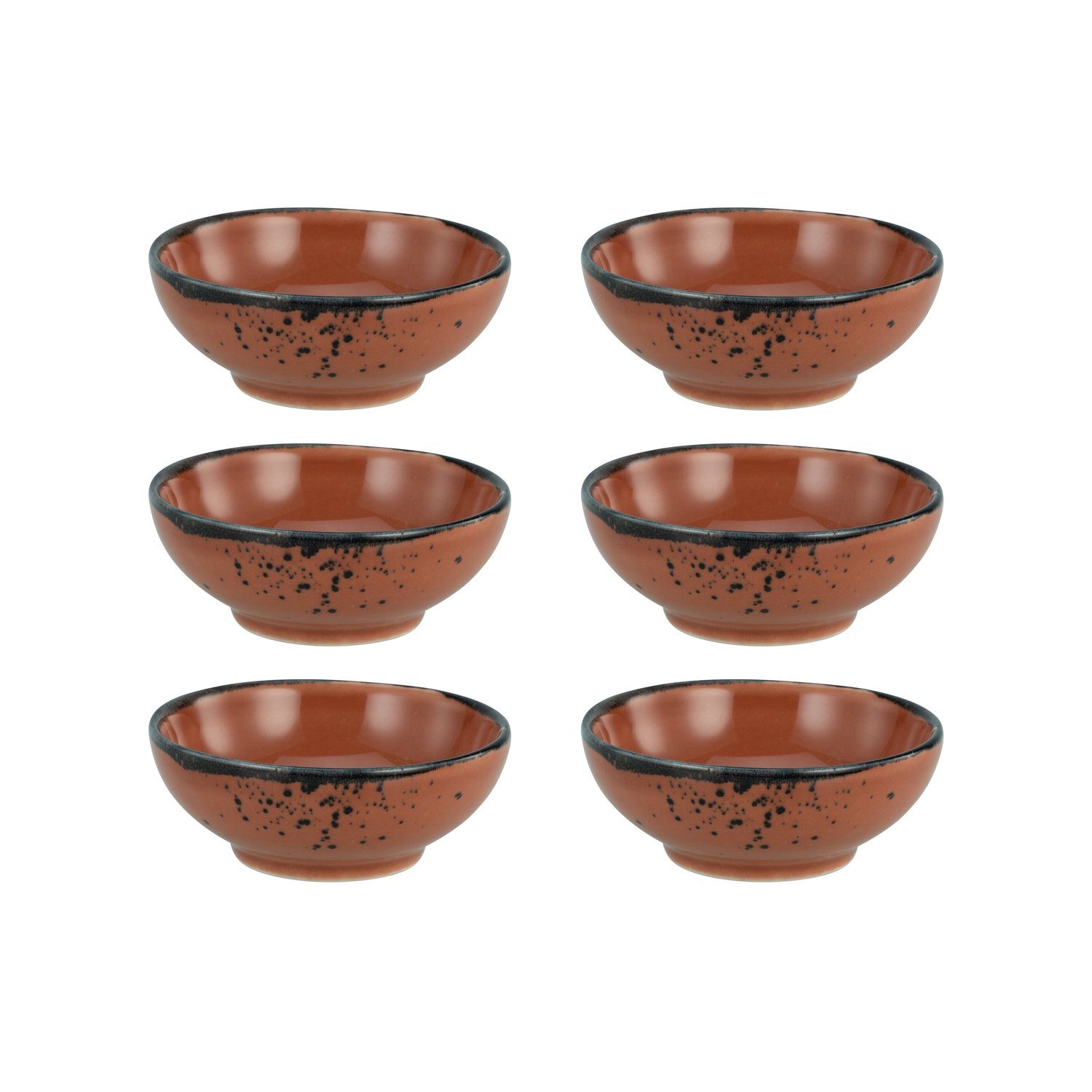 Creatable Dipschale Schale Nature Collection 1 Set Steinzeug 6 Tlg