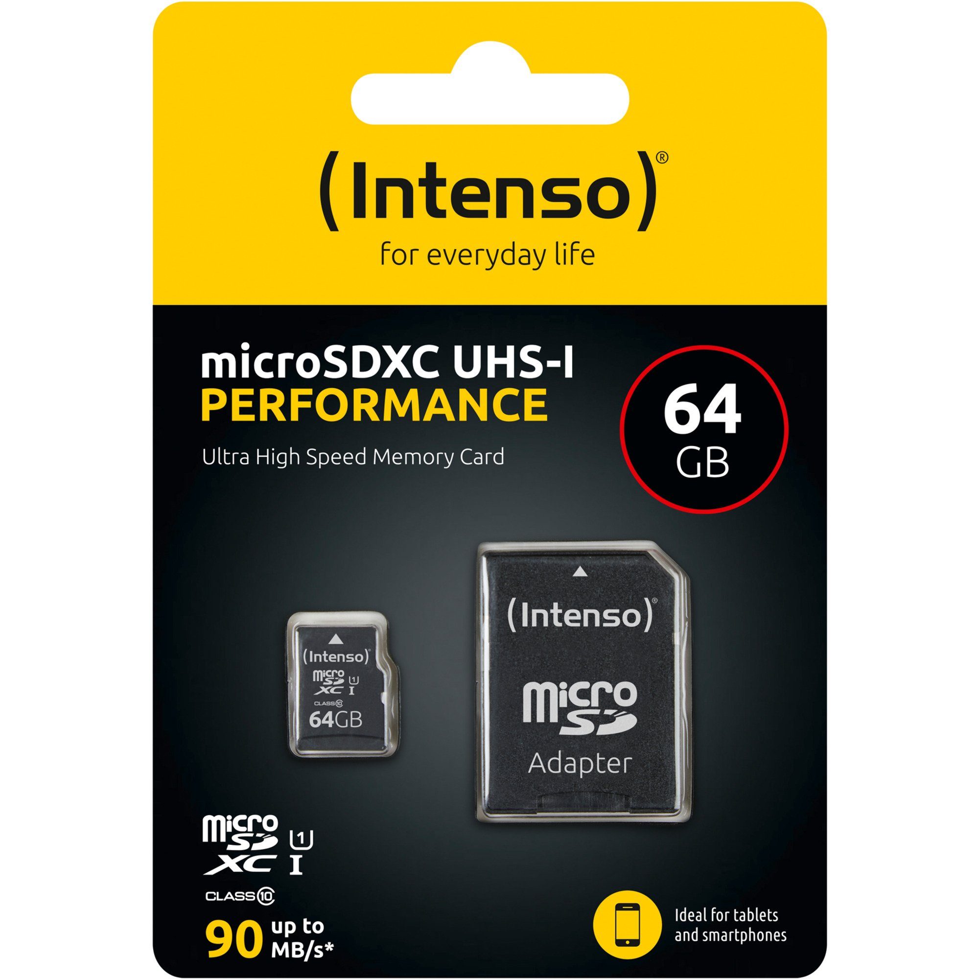 Intenso Intenso UHS-I Performance 64 GB microSDXC, externer Speicher ...