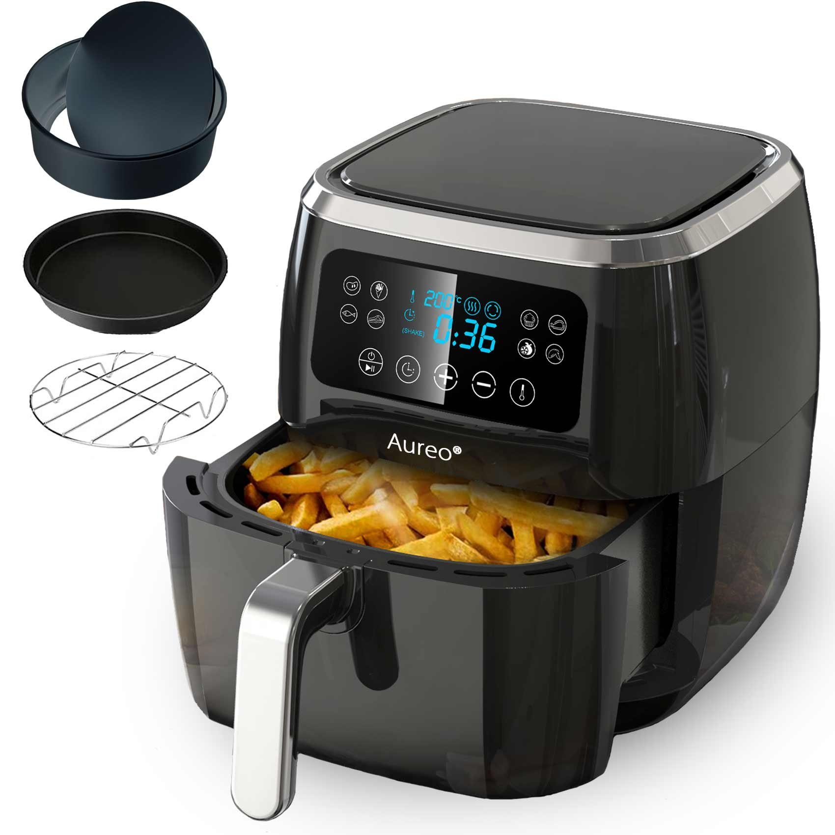 Aureo Heißluftfritteuse Xxl 65 L Volumen Air Fryer Mit Led