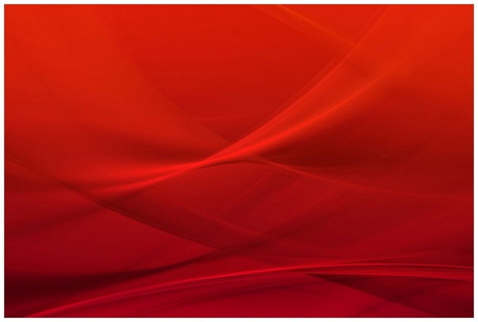 Wallario Wandfolie Abstrakte Rotes Muster Roter Stoff In