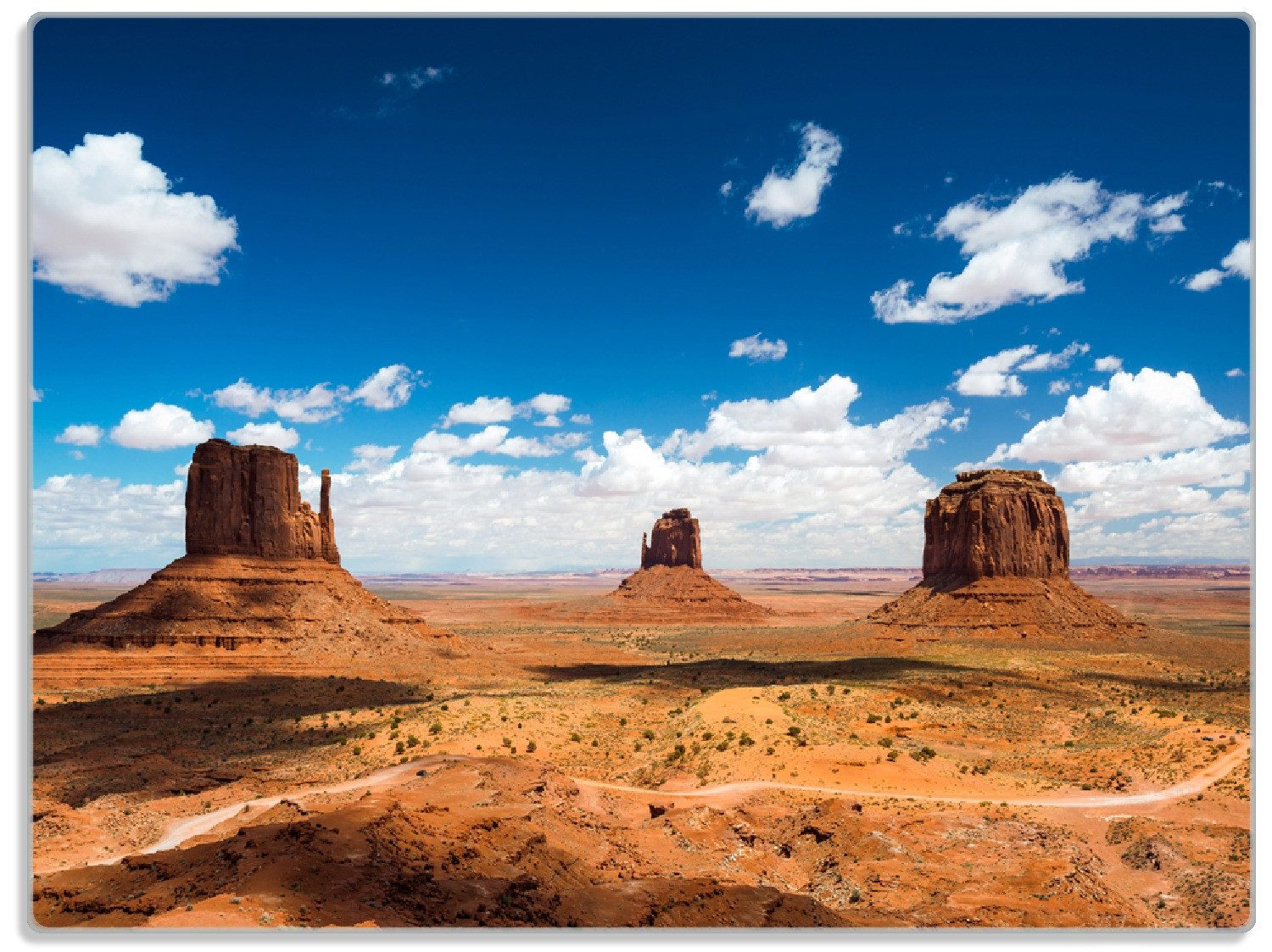 Wallario Schneidebrett Monument Valley Esg Sicherheitsglas Inkl