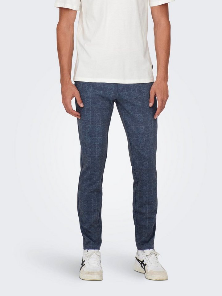 Only And Sons Stoffhose Onsmark Slim Check Pants 9887 Noos