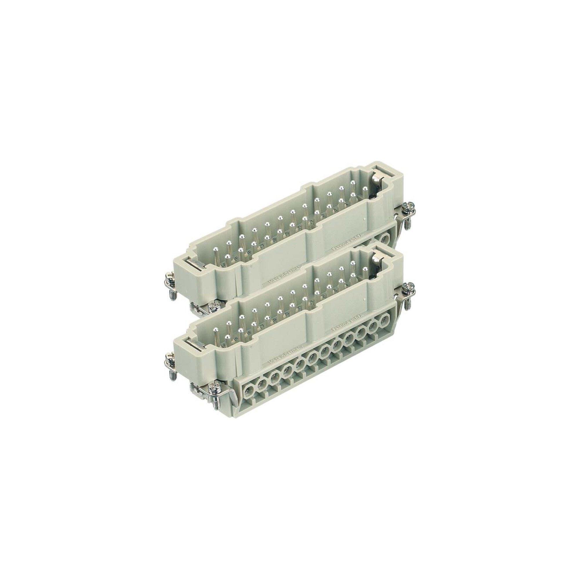 Harting DIN-Stecker Titel: Han 40D Stifteinsatz (M) Crimpanschluss, 40 ...