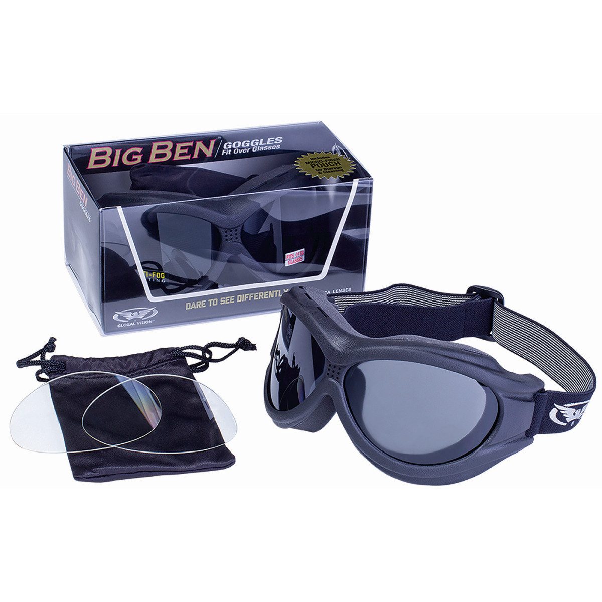 Global Vision Motorradbrille Global Vision Big Ben Kit