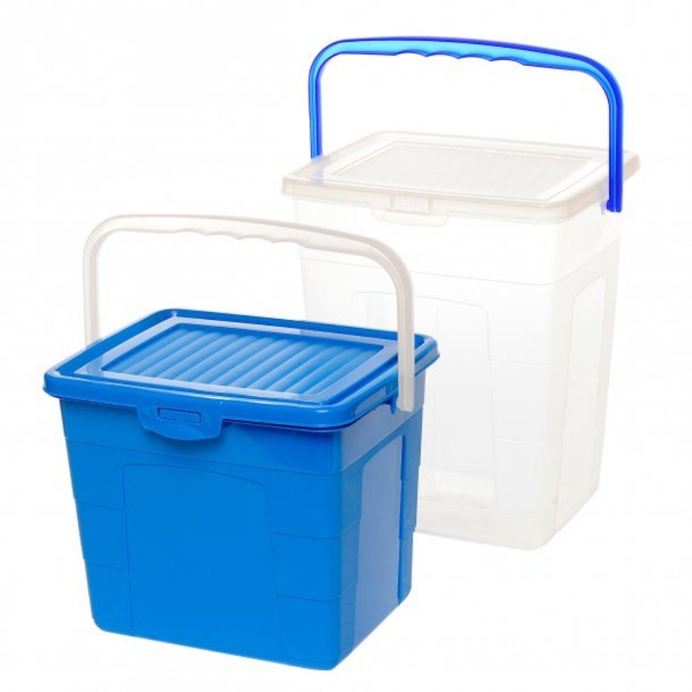 ᐅ axentia Aufbewahrungsbox Universalbox, 4,5 l, Klappdeckel, Henkel 235610 (1 St) | OTTO