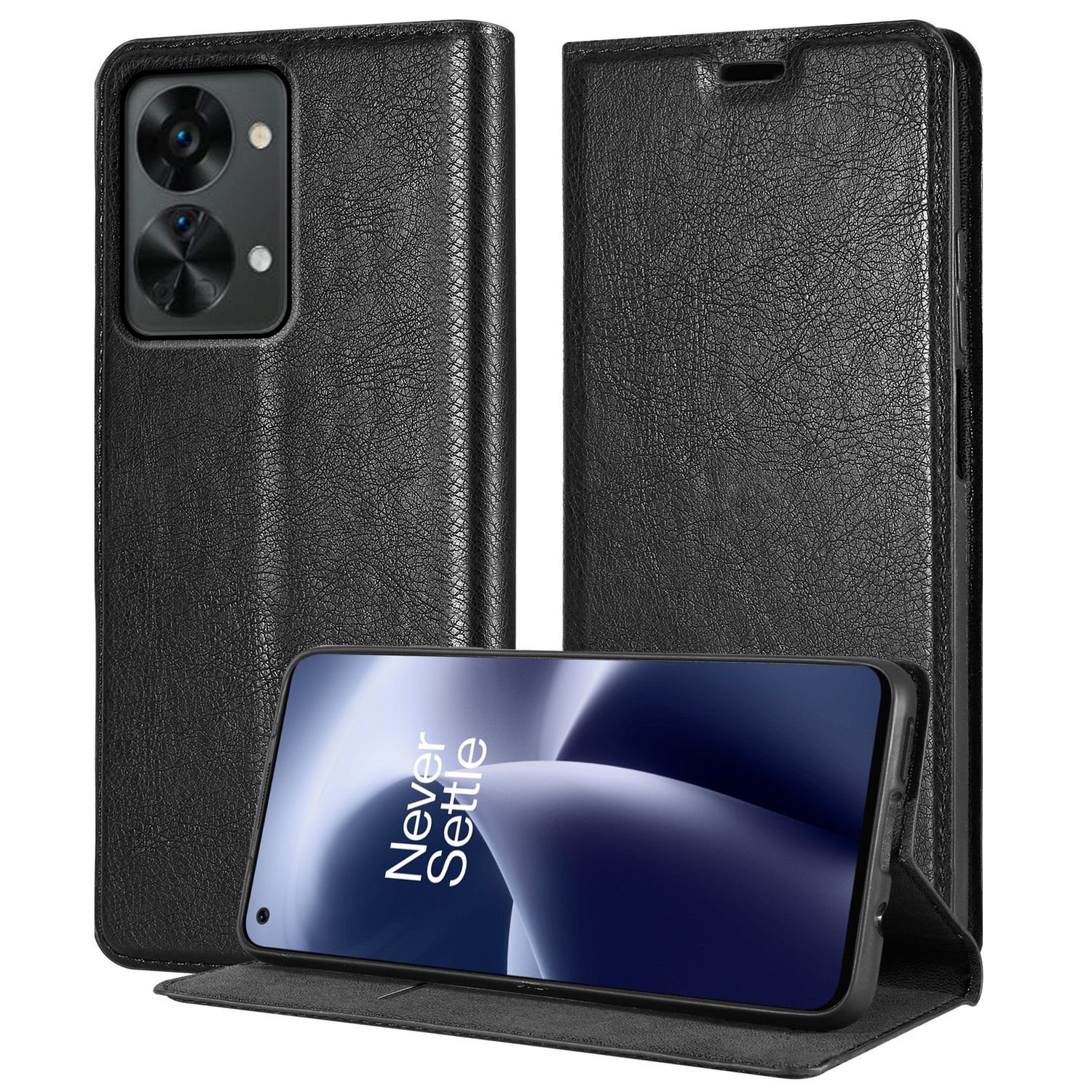 Cadorabo Handyhülle Book Invis Magnet Oneplus Nord 2t Klappbare Handy