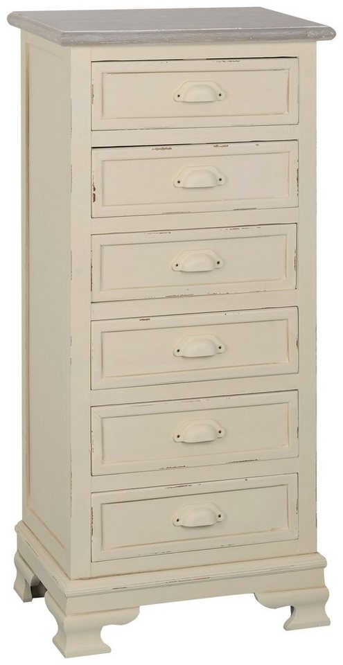 99rooms Highboard Pesaro Pappel Creme Hellbraun Kommode Standschrank