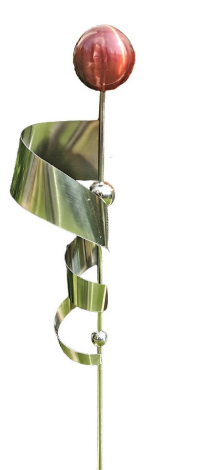 Jürgen Bocker Gartenambiente Gartenstecker Kari 120 Cm Edelstahl Rot