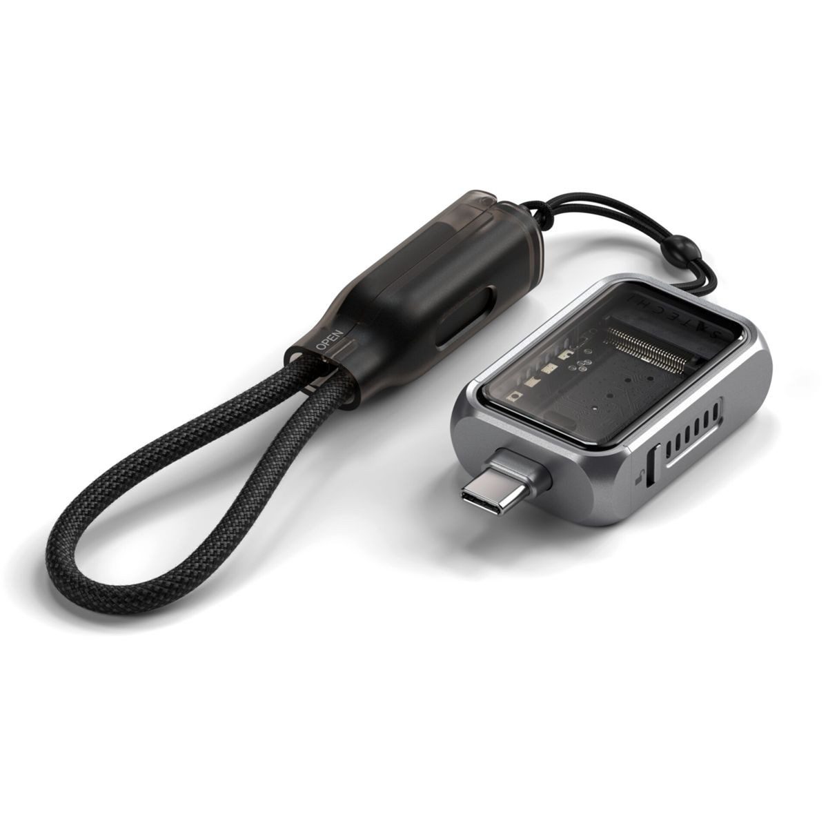 Satechi USB-C Mini NVMe SSD Enclosure space grey Netzwerk-Switch, LAN ...