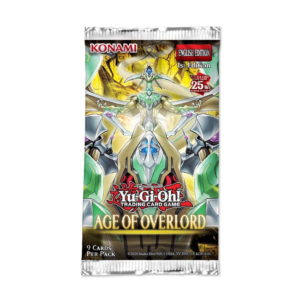 Yu-Gi-Oh Sammelkarte Age of Overlord Booster, Englisch