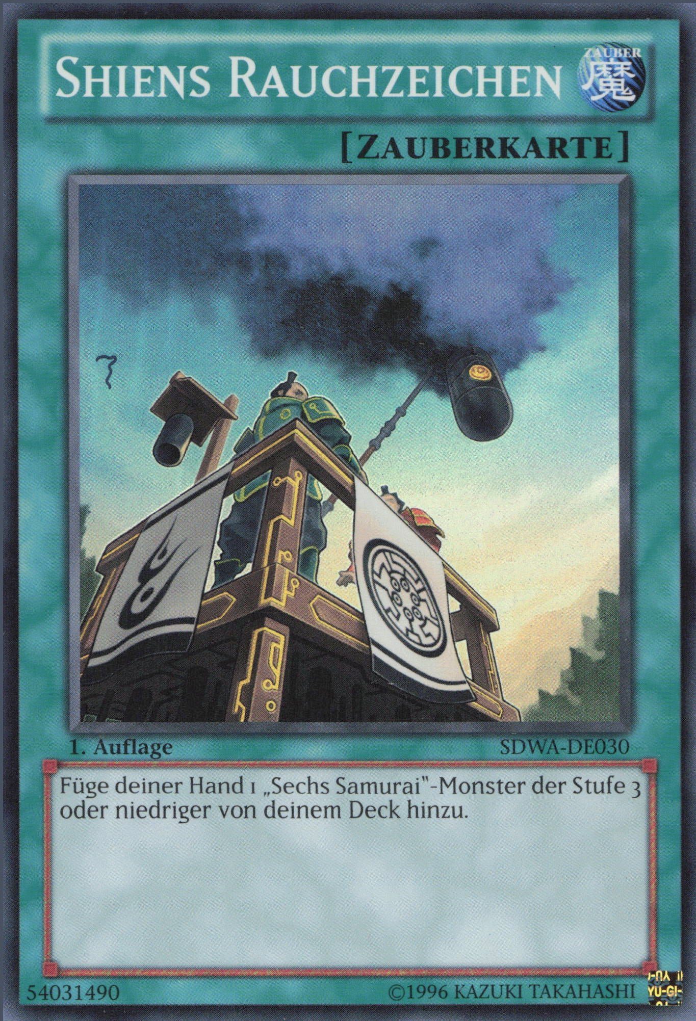 Recollectibles Sammelkarte Yugioh Karte Shiens Rauchzeichen Yu Gi Oh