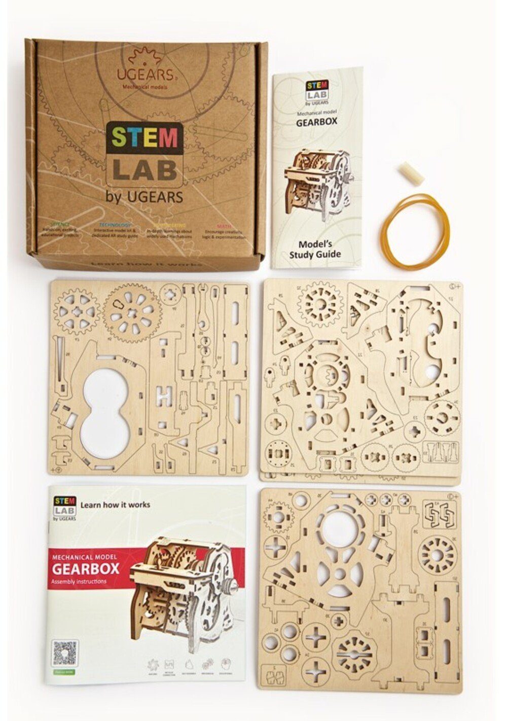 UGEARS Experimentierkasten GEARBOX (MINT LAB) / Schaltgetriebe