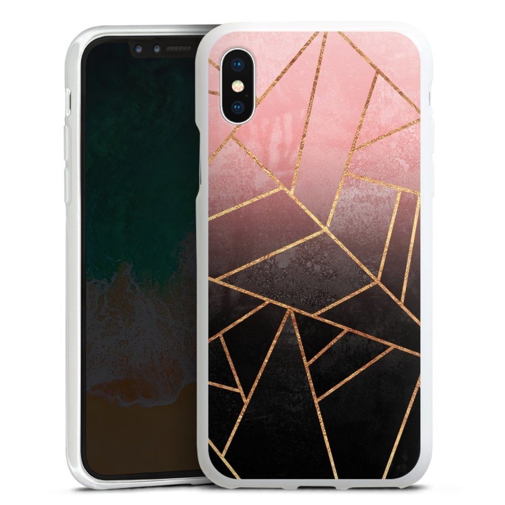 Deindesign Handyhülle Pink And Black Stone Apple Iphone Xs Hülle