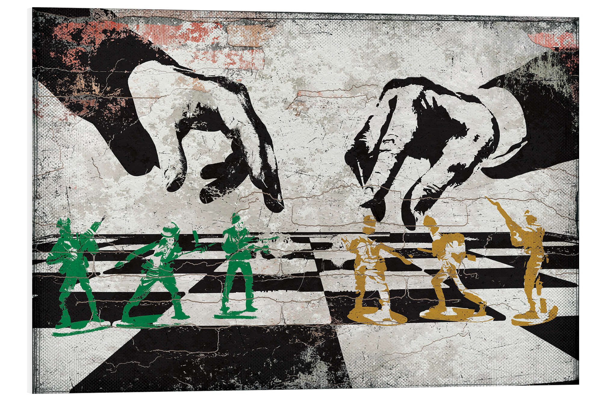 Posterlounge Forex Bild Pineapple Licensing Banksy Soldier Chess