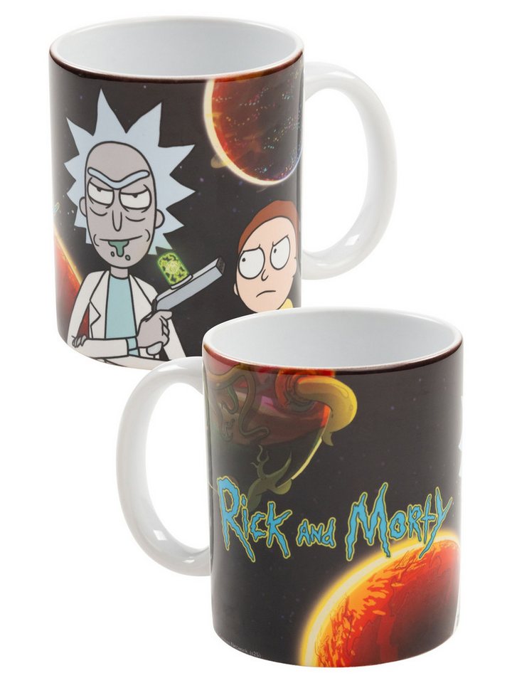 United Labels® Tasse Rick And Morty Tasse Planet Kaffeetasse Becher