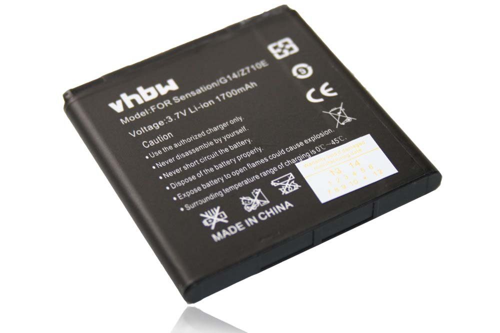 vhbw passend für HTC Evo 4G, X515e, X515d, 3D, Pyramid, PG86100, G17, Smartphone-Akku Li-Ion ...