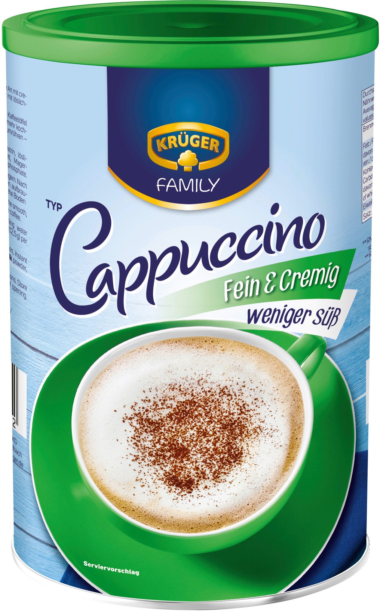 Krüger Kaffee, Krüger Cappuccino Fein & Cremig 350g