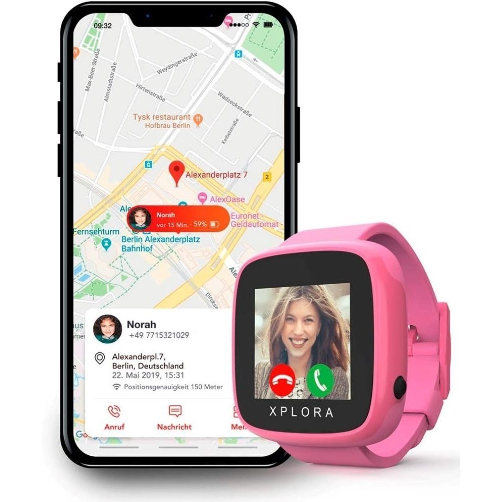Xplora Go Kids - Smartwatch - pink Smartwatch, Watch, Handy-Uhr