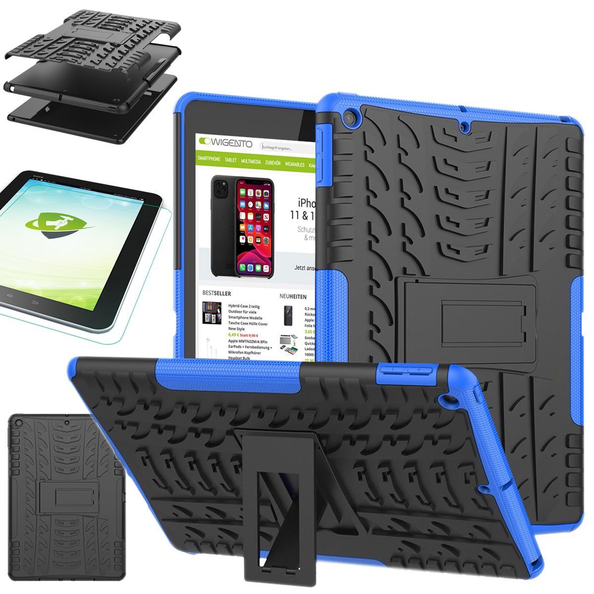 Wigento Tablet Hülle Für Apple Ipad 102 Zoll 2019 2020 7 8