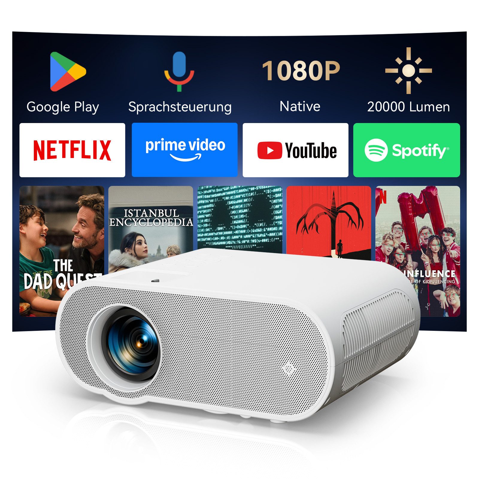 ZOOMCAT C10GTV Beamer, Projektor, Projector