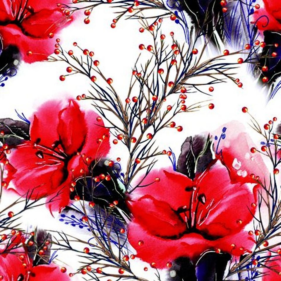 Linoows Papierserviette 20 Servietten Weihnachten Rote Amaryllis Und