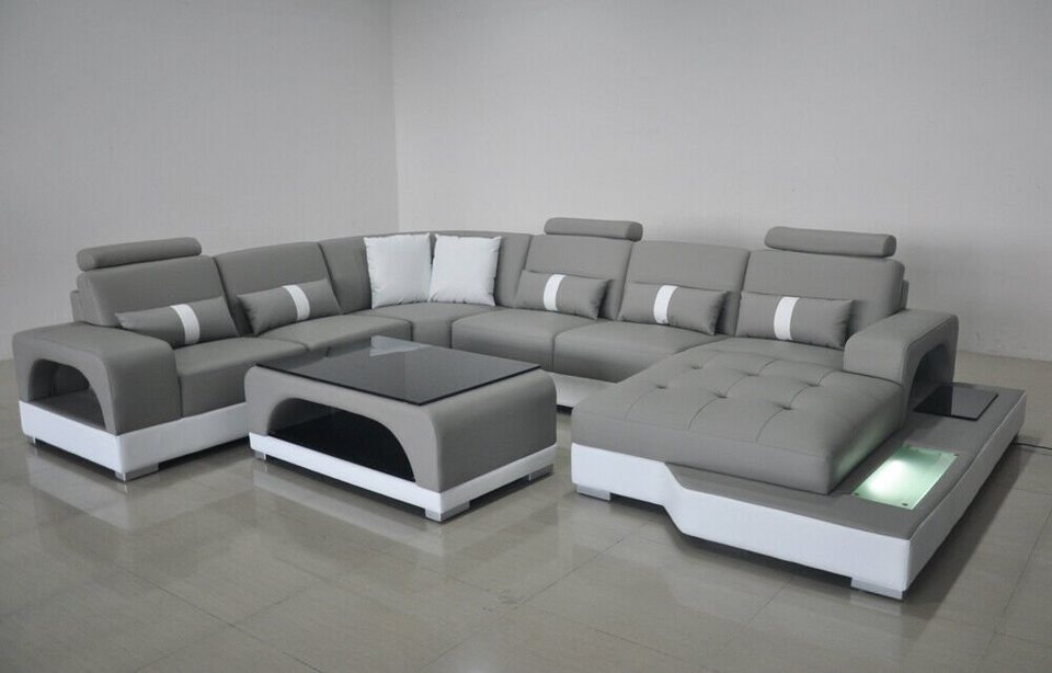 Jvmoebel Ecksofa Eckcouch Design Ecksofa U Form Wohnlandschaft Couch