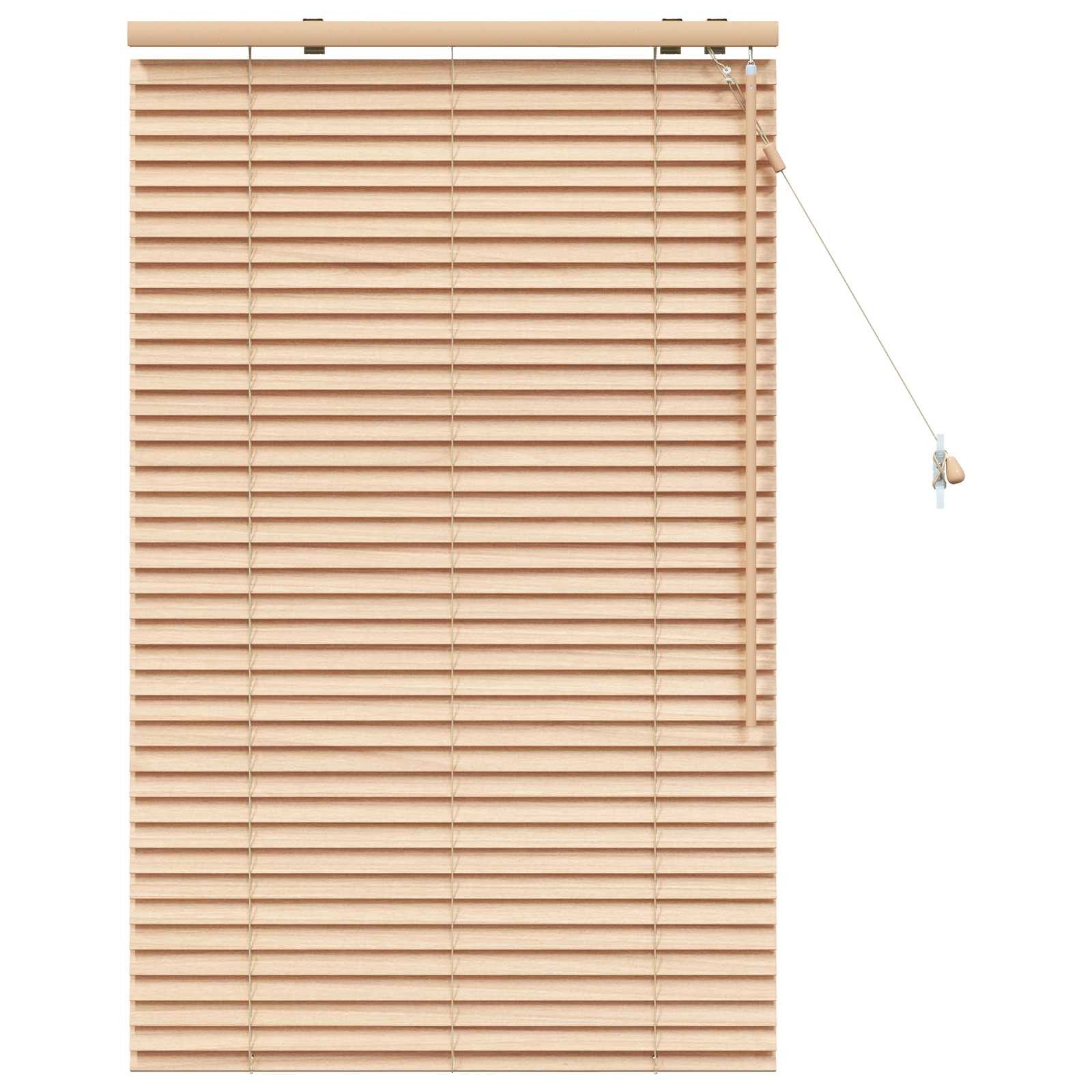 Rollo Jalousie Eichenoptik 105 x 160 cm 35 mm Massives Paulownia-Holz ...