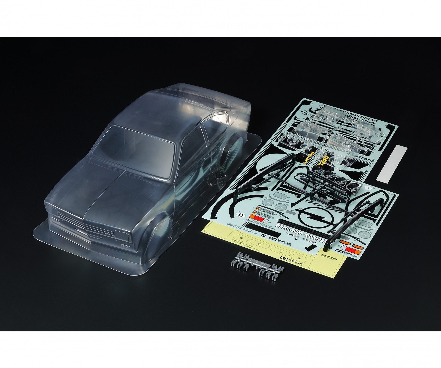 ArrowMax Modellbausatz Tamiya Kar.-Satz Opel Kadett GT/E Rallye