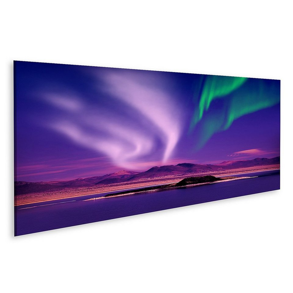 Islandburner Leinwandbild Bild Auf Leinwand Nordlichter Aurora Borealis