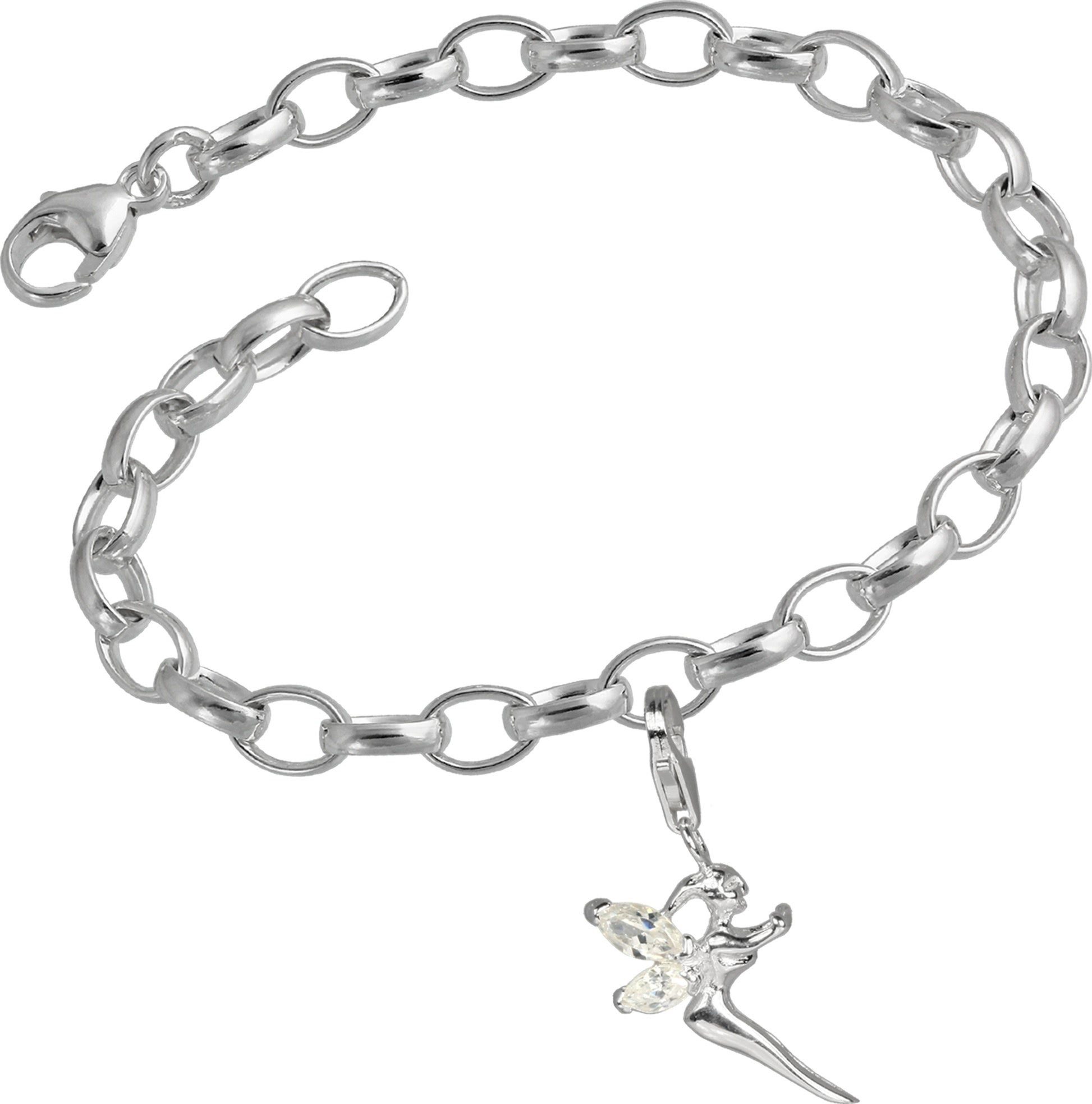 SilberDream Charm-Einhänger Set SilberDream 925 Charms Elfe Set Silber (Charmssets, 2-tlg ...