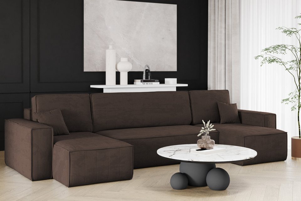 Kaiser Möbel Ecksofa Mit Schlaffunktion Und Bettkasten Couch U Form