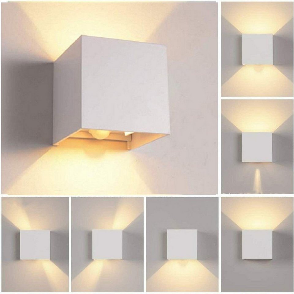 Letgospt Wandleuchte 2x Led Wandleuchten 7w Wandlampe Auf Und Ab