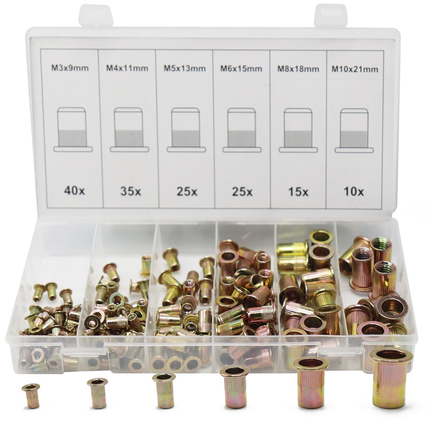 CCLIFE Multitool Lochsäge Set Bi-Metall, 8tlg Bimetall M3 HSS-CO Lochbohrer, (8 St)