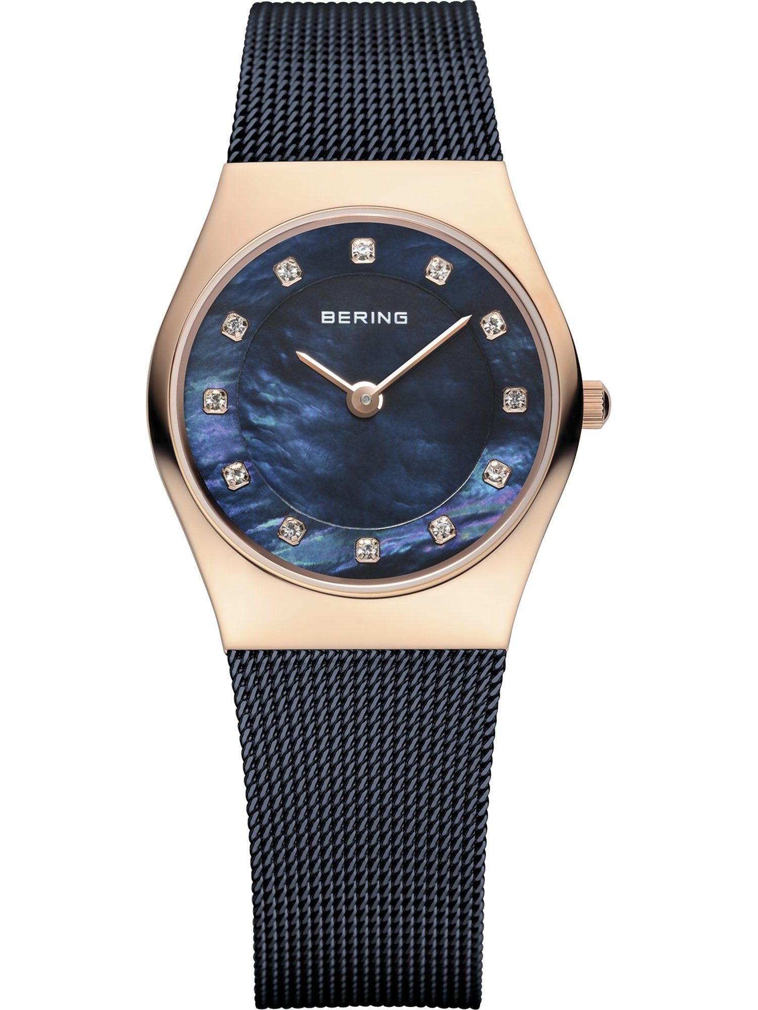 Bering Chronograph Bering Damen-Uhren Analog Quarz, Gehäuse aus ...