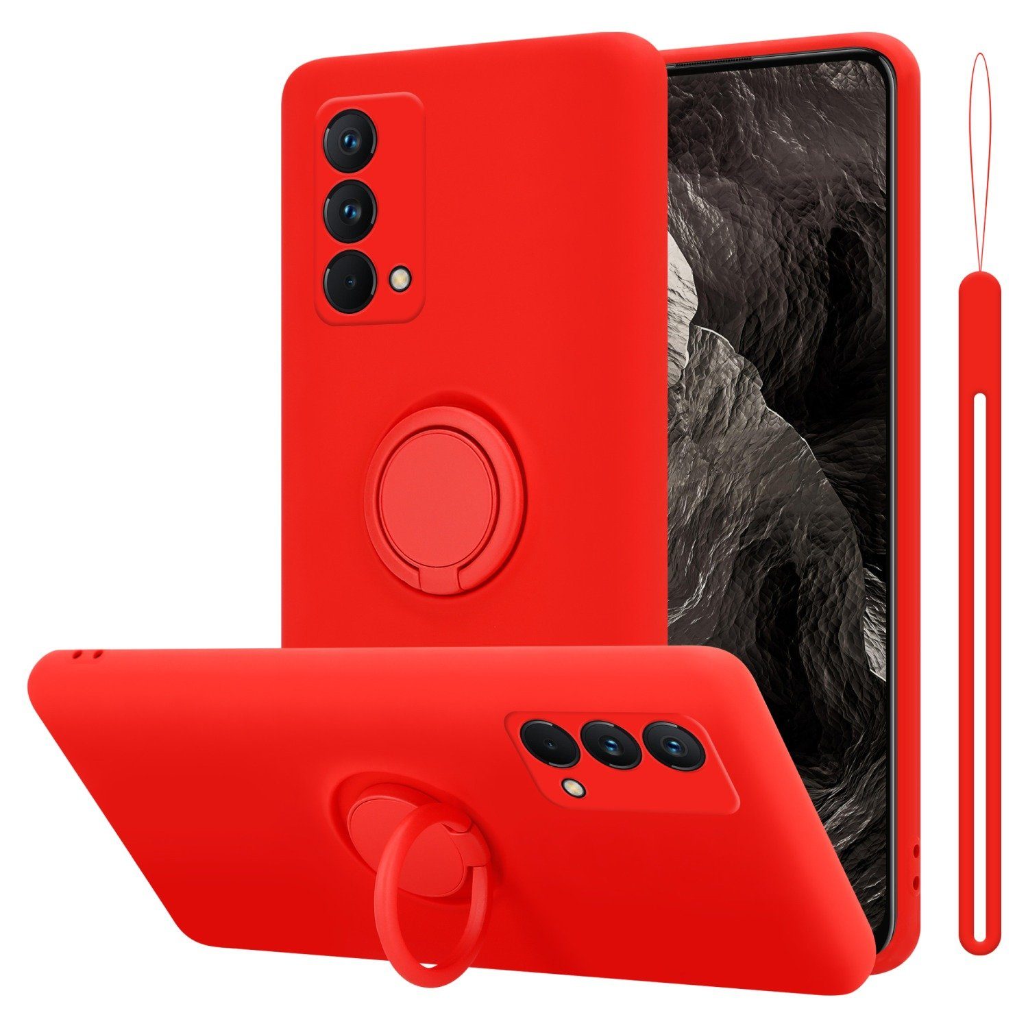 Cadorabo Handyhülle Tpu Liquid Ring Silicone Case Realme Gt Master