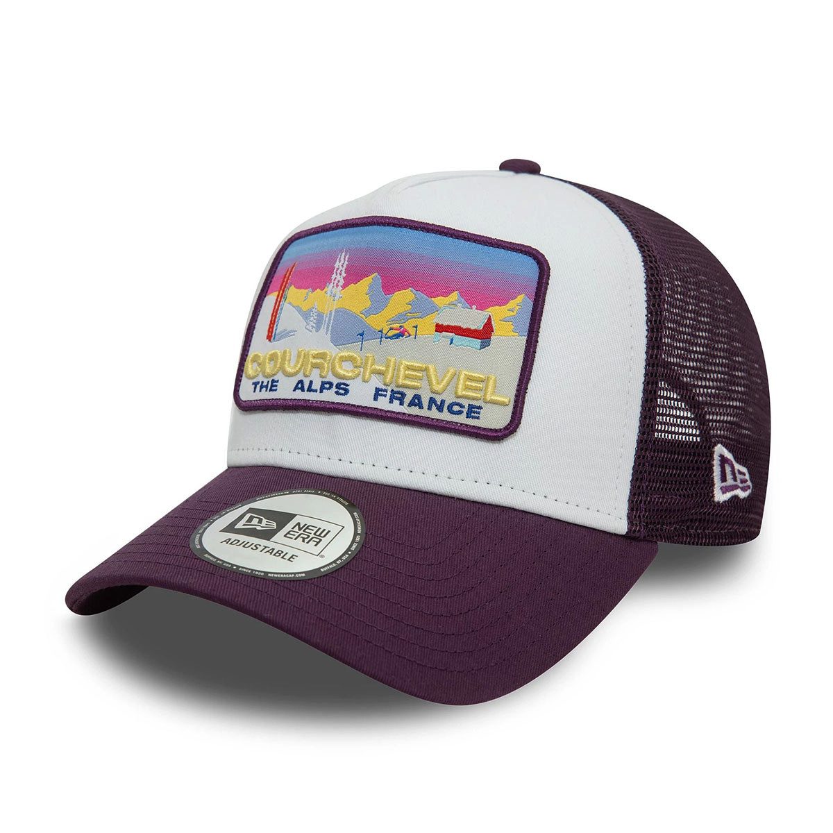 New Era Trucker Cap Courchevel Ski Patch, Trucker Hat, Mesh Cap