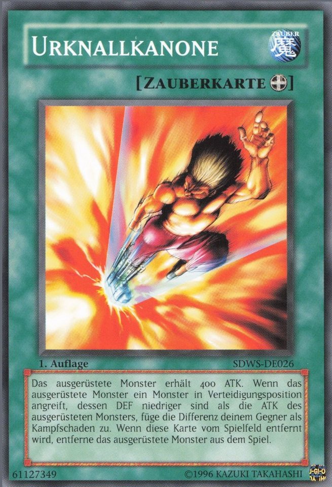 Recollectibles Sammelkarte Yugioh Karte Urknallkanone Deutsch Yu Gi Oh