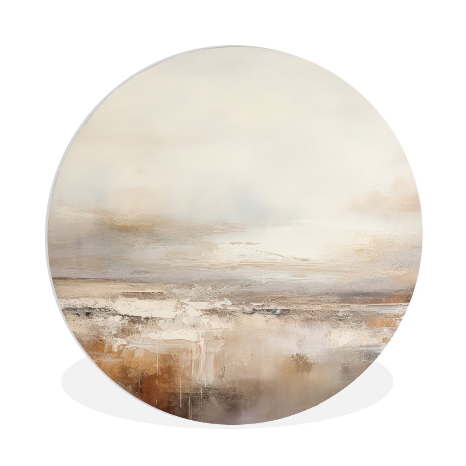 Muchowow Gemälde Kunst Industriell Grau Braun Abstrakt 1 St