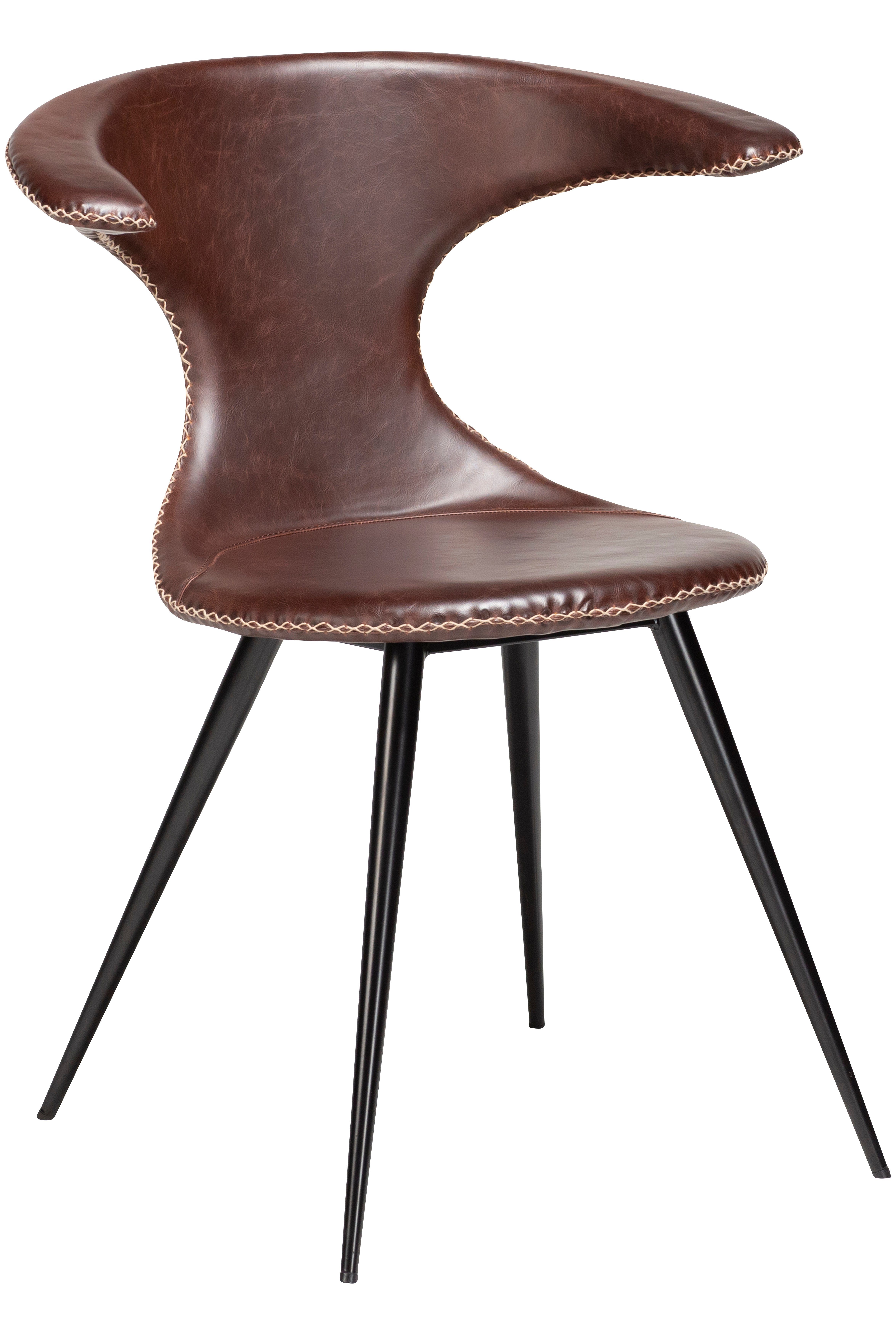 Ebuy24 Esszimmerstuhl 2er Set Danform Flair Esszimmerstuhl Vintage Kakao