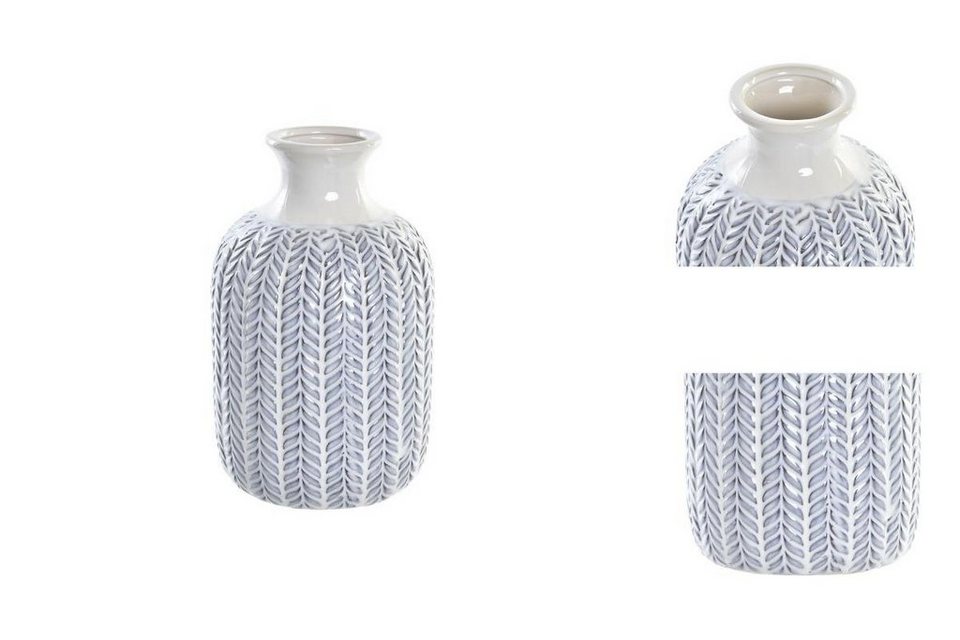 Dkd Home Decor Dekovase Vase Dkd Home Decor Porzellan Blau Weiß